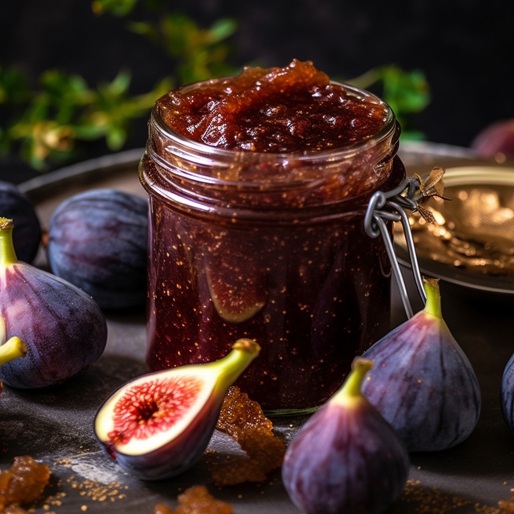 Irresistible Fig Jam with Fresh Figs | Foodiesfeed AI