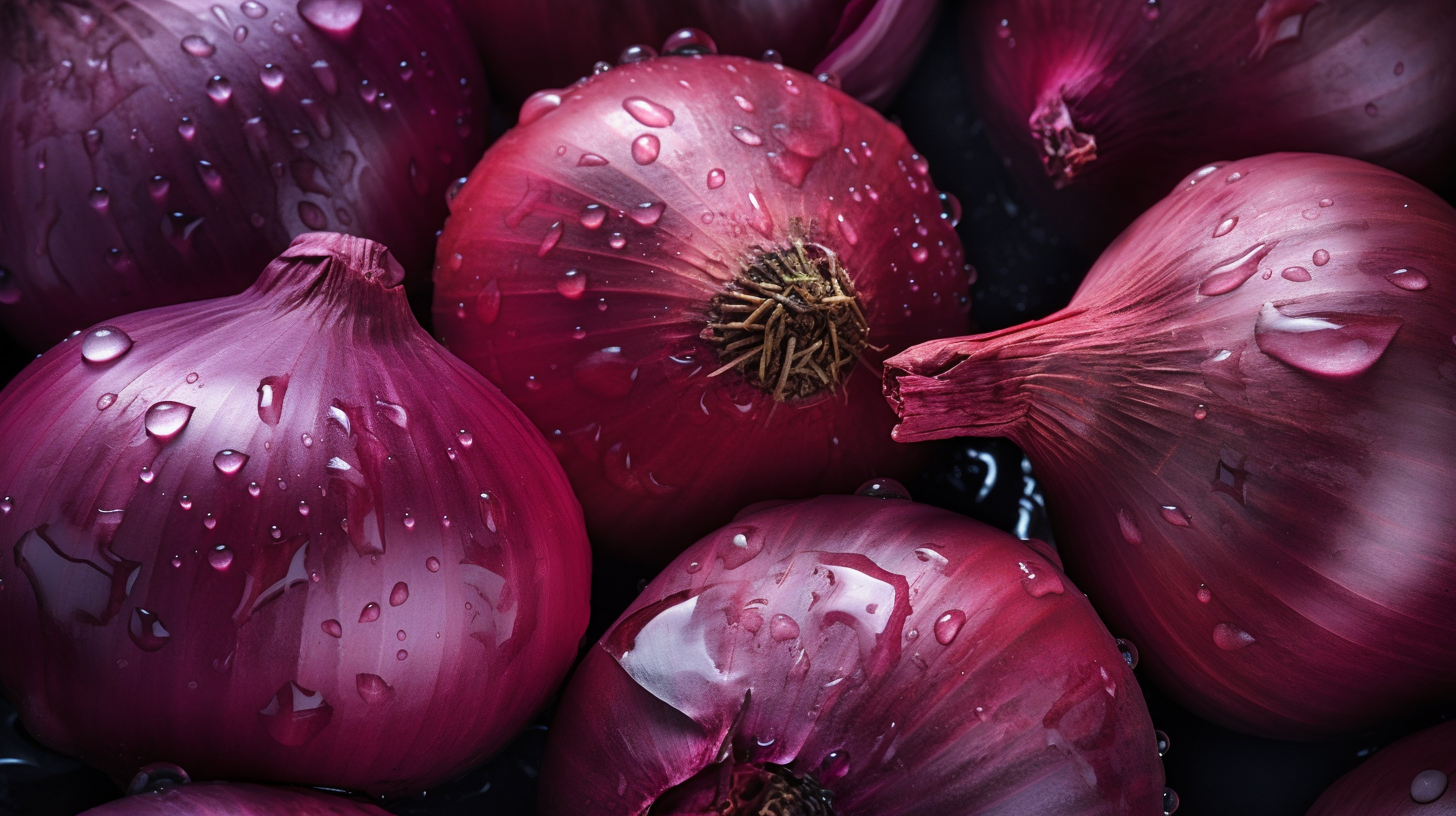 Red onions full frame | Foodiesfeed AI