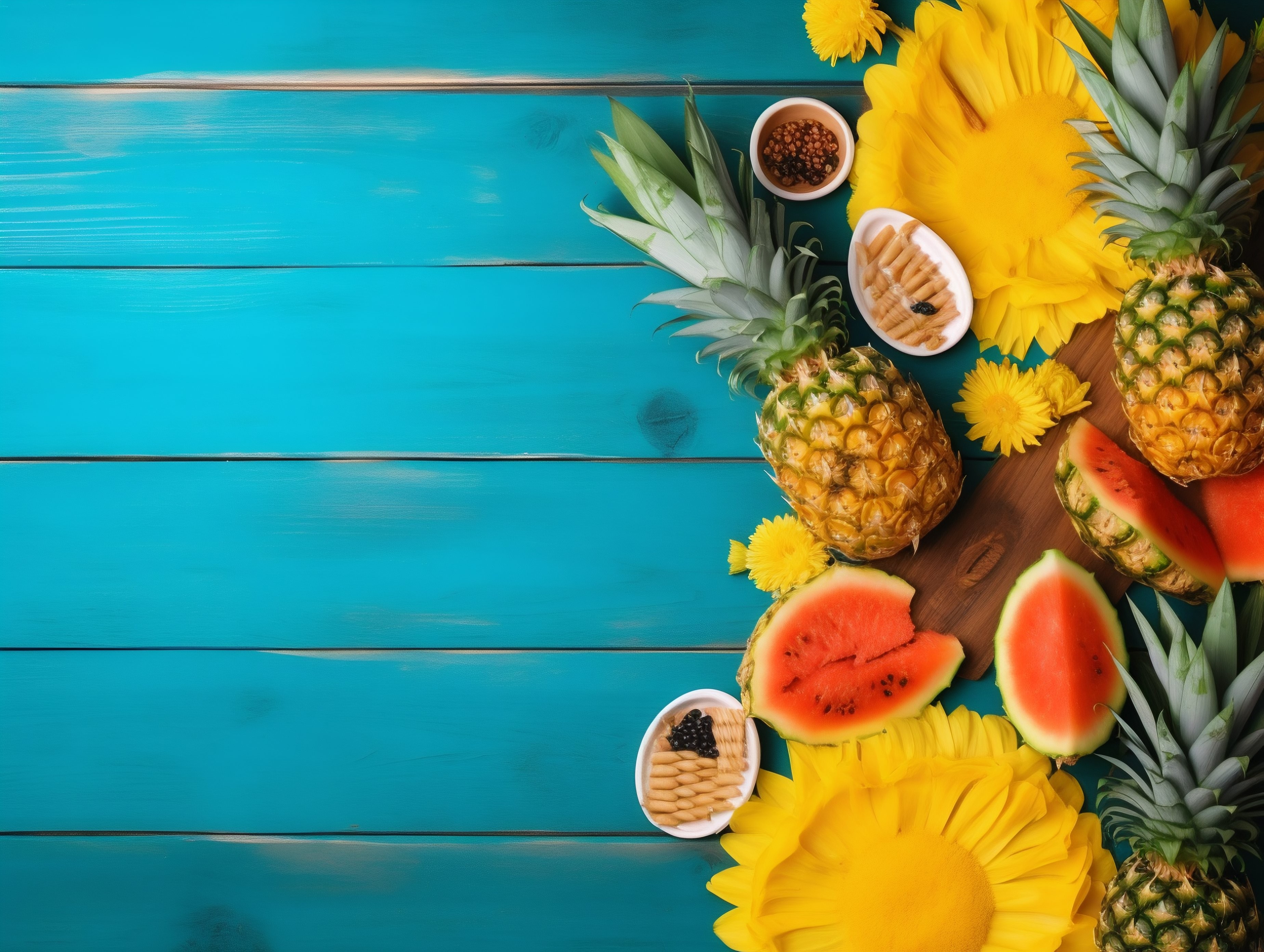 Tropical background | Foodiesfeed AI